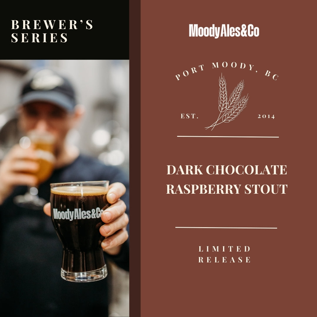 Dark Chocolate Raspberry Stout – Moody Ales & Co