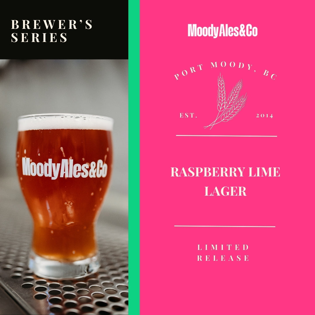 Raspberry Lime Lager – Moody Ales & Co