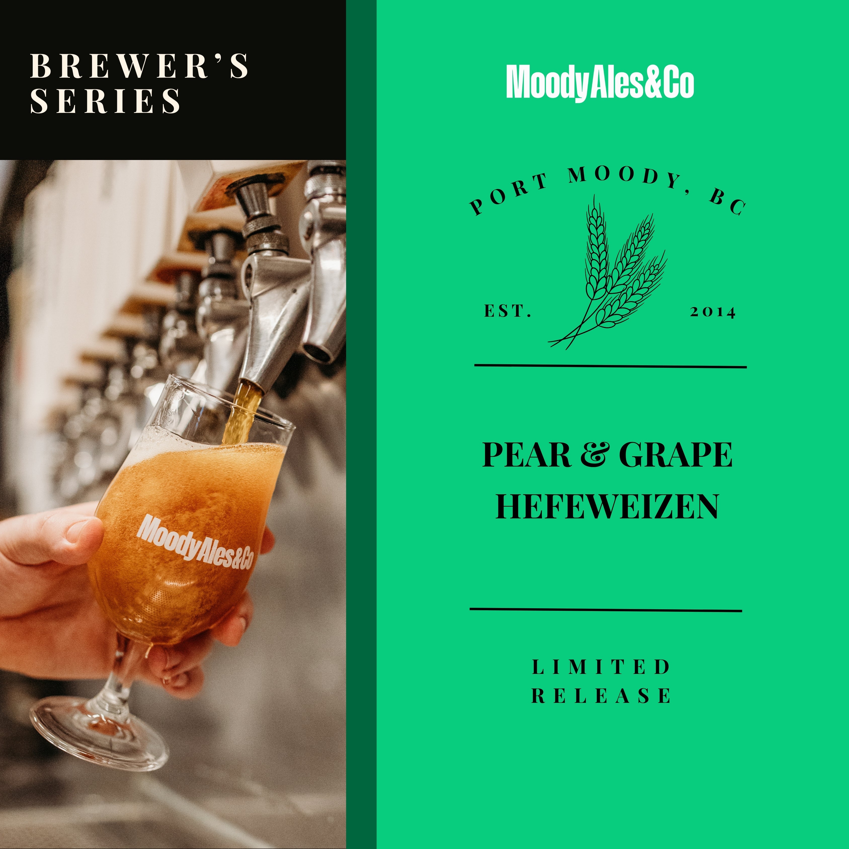 Pear & Grape Hefeweizen – Moody Ales & Co