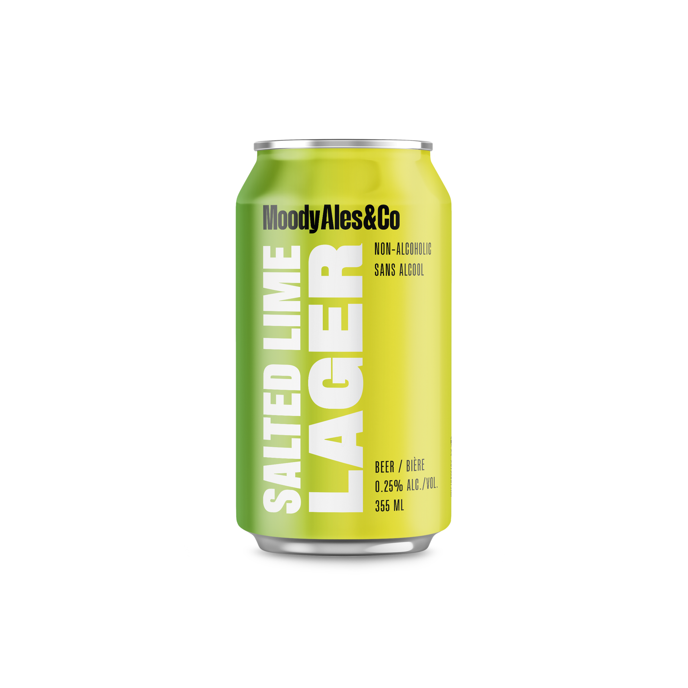 Salted Lime Lager Non-Alcoholic Beer – Moody Ales & Co